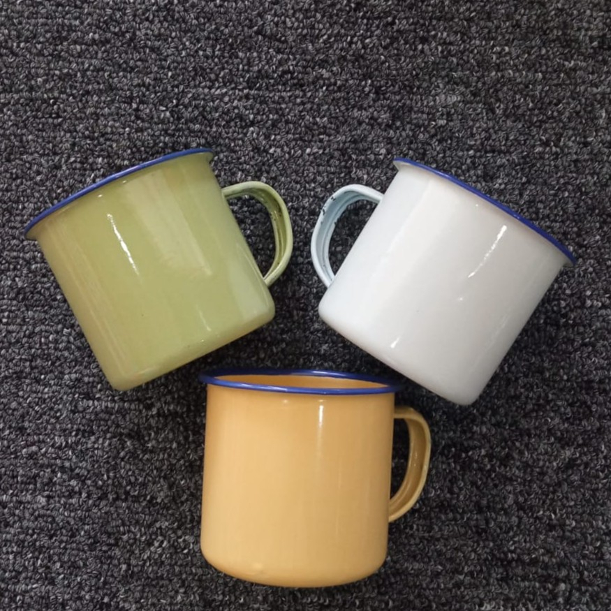 Jual Mug Enamel Polos 7 cm | Shopee Indonesia