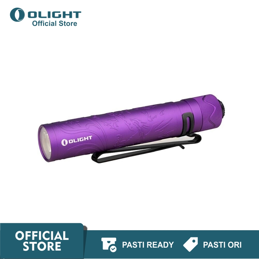Jual OLIGHT i5R EOS Dragon & Phoenix Purple Flashlight Senter LED 350 ...