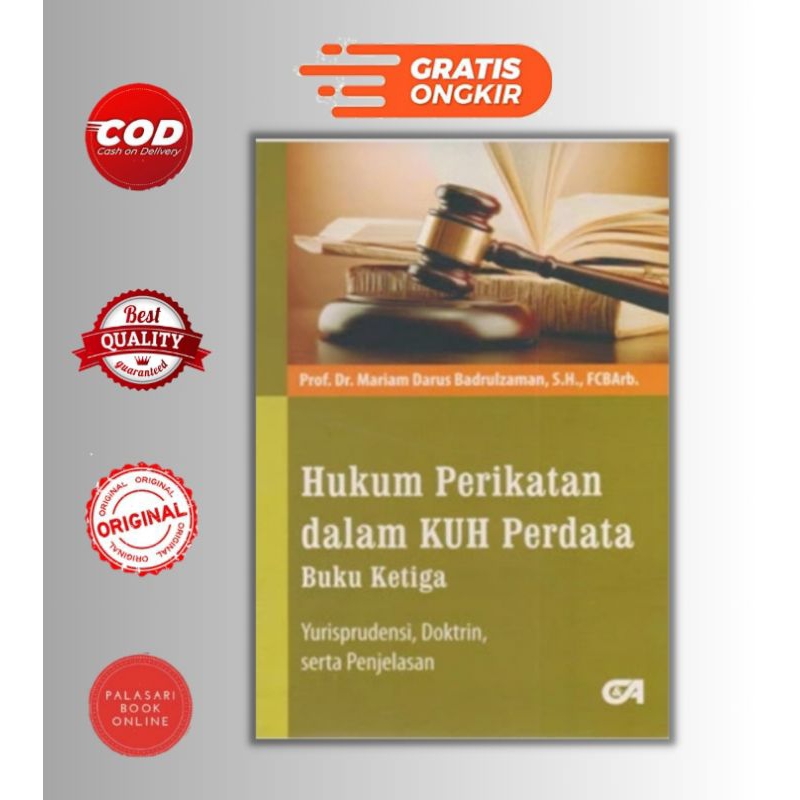 Jual Buku Hukum Perikatan dalam KUH Perdata Buku Ketiga Yurisprudensi, Doktrin, serta Penjelasan ...