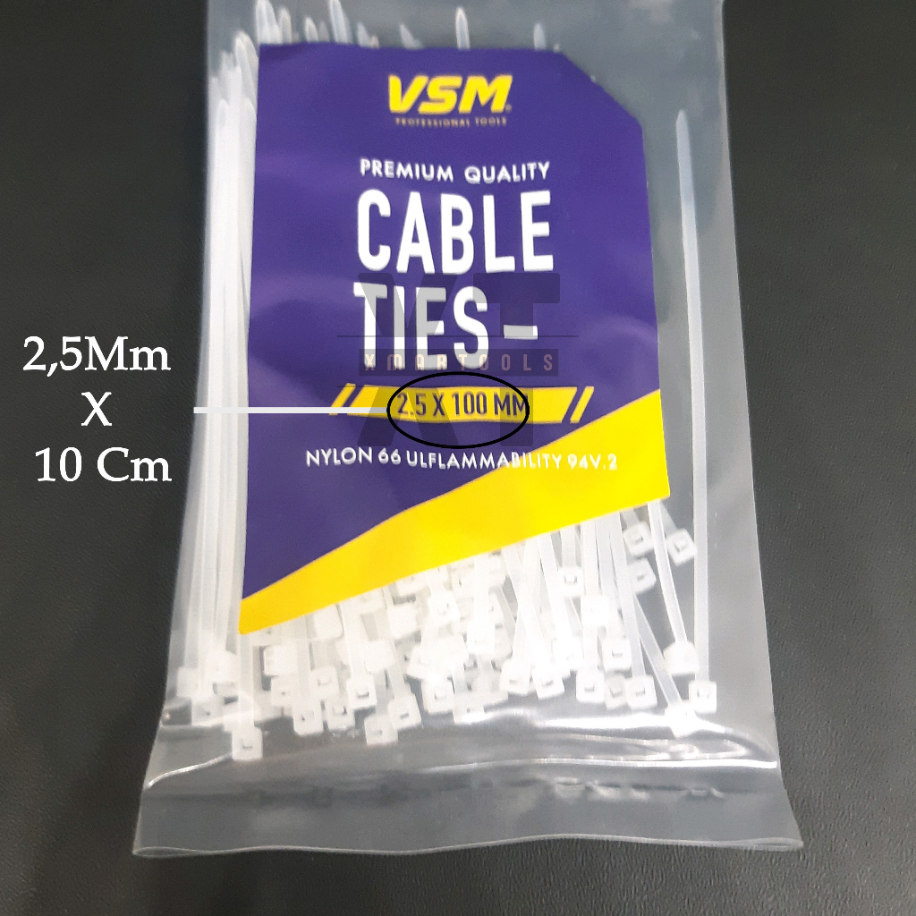 Jual Kabel Ties / Cable Tis 10 cm Putih | Shopee Indonesia