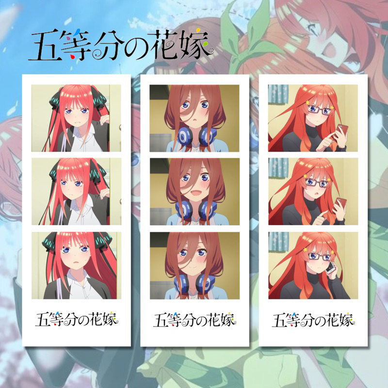 Jual Photostrip Anime Gotoubun Gotobun no hanayome Nakano nino miku ...