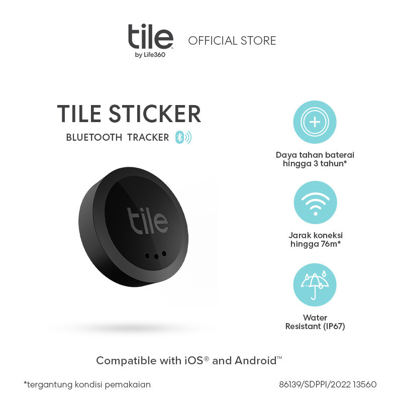 Jual Tile Sticker - Bluetooth Tracker / Pelacak Pintar | Shopee Indonesia