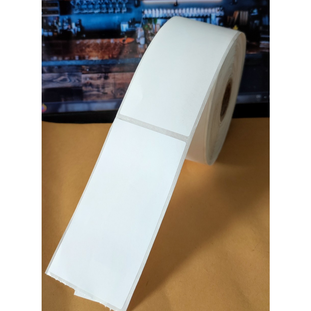 Jual ETIKET LABEL THERMAL 45x90 ISI 500 STIKER BARCODE 45X90MM 45 X 90 ...