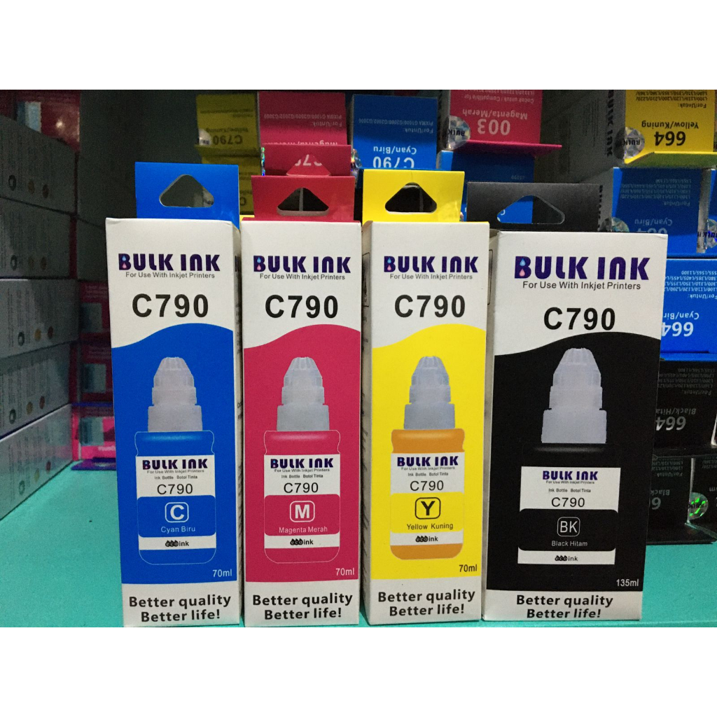Jual Tinta Printer Canon Pixma 790 BULK INK Original G2010 G1010 G3010 ...