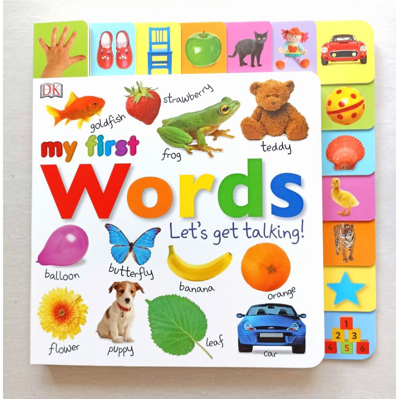 Jual DK My First Words: Let's Get Talking! (My First Tabbed Board Book ...