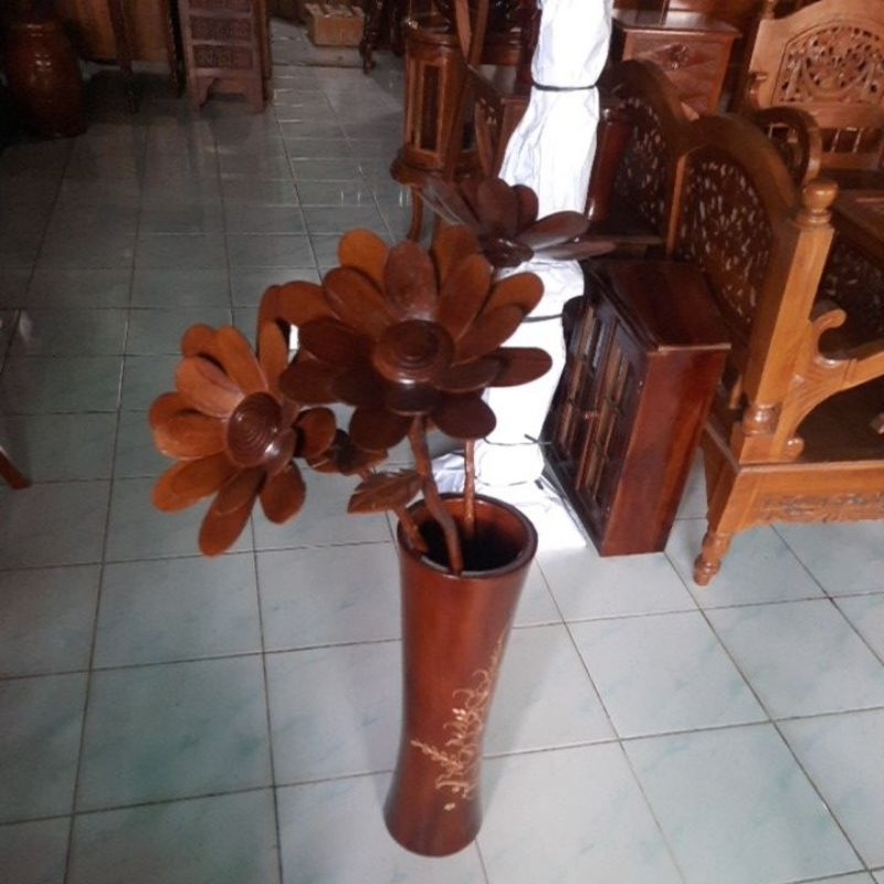 Jual bunga kayu - bunga kayu lantai - bunga pojok - toko kayu jati ...
