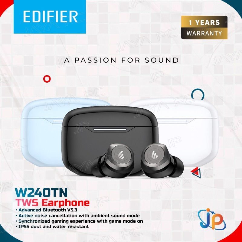 Jual Edifier TWS W240TN - Earbuds/ Earphone Wireless Bluetooth | Shopee ...