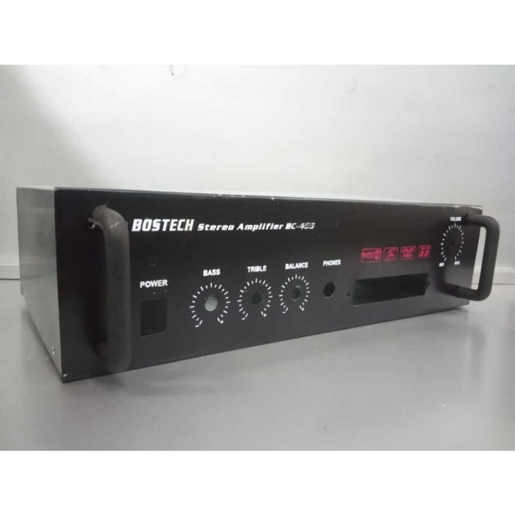 Jual Box Amplifier BOSTECH BC 455 PLUS Lubang USB MP3 Bluetooth | Shopee Indonesia