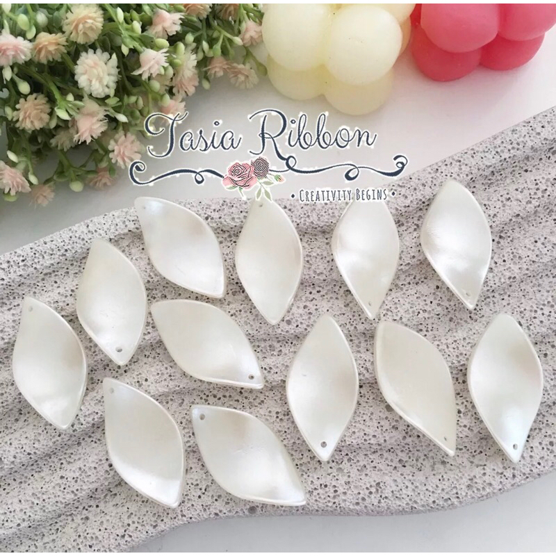 Jual mote pearl daun manik pearl daun | Shopee Indonesia