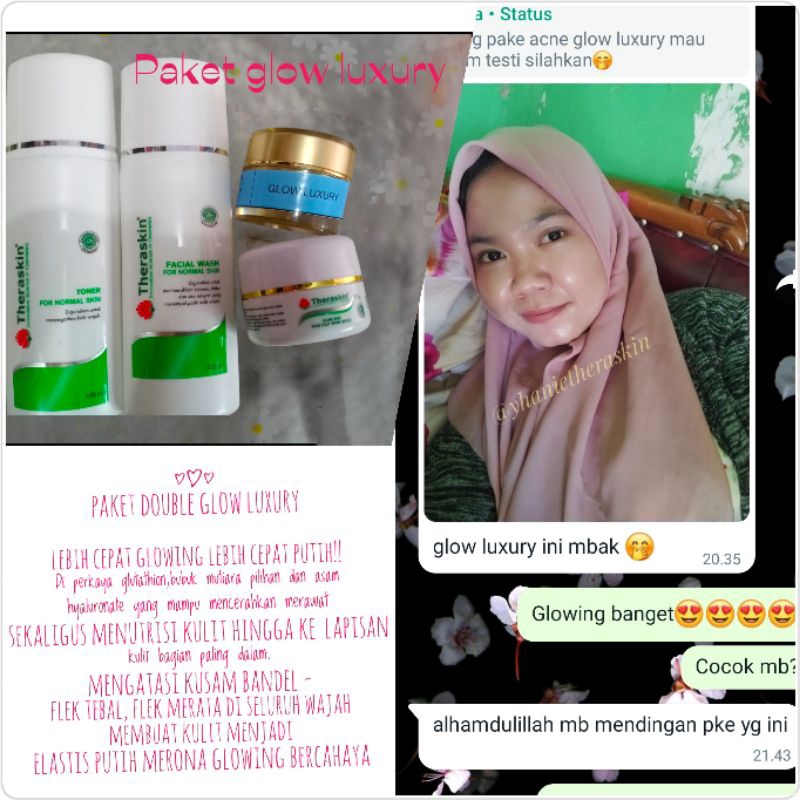Jual PAKET GLOW LUXURY ( KULIT BADAK SUSAH CERAH) | Shopee Indonesia