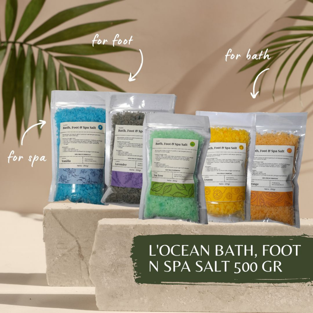 Jual Garam Spa / Garam Mandi / Bath, Foot n Spa Salt Aromatheraphy L ...