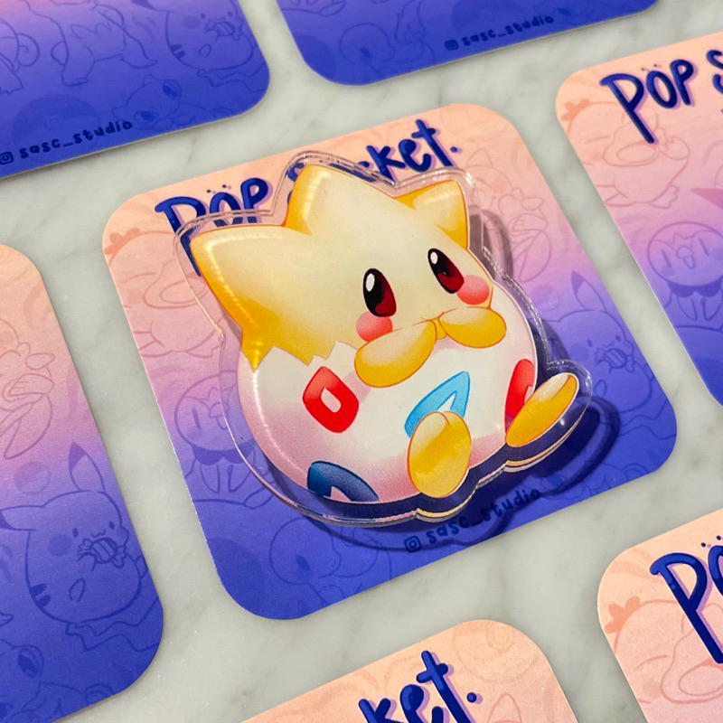 Jual POPSOCKET POKEMON lucu | jigglypuff , snorlax, bulbasaur, togepi ...
