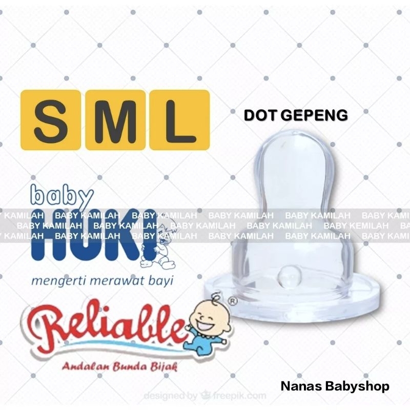 Jual Makassar ! HUKI DOT ORTHODONTIC SILICONE NIPPLE & DOT HUKI BULAT ...