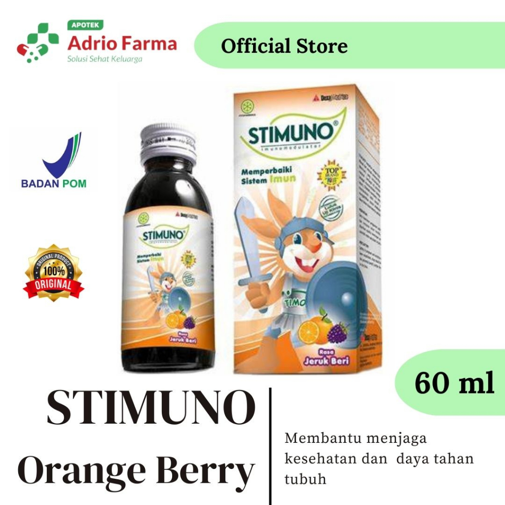 Jual STIMUNO Syrup - BOTOL @ 60ml - All Varian - Multivitamin ...
