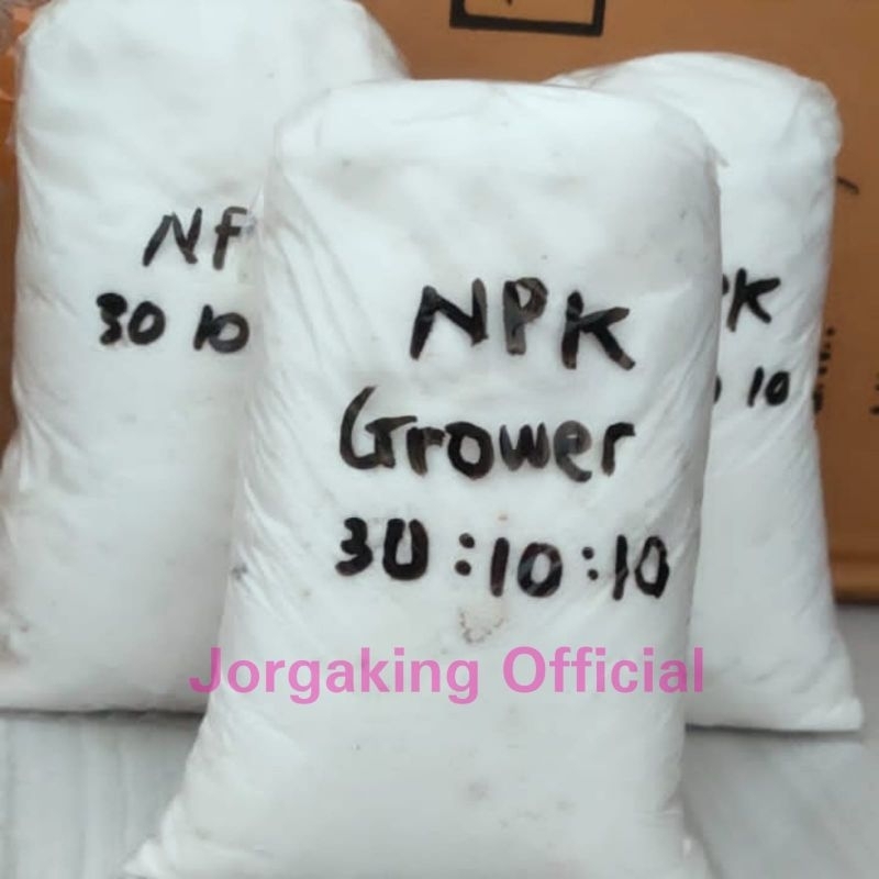 Jual Pupuk NPK Grower Pertumbuhan Vegetatif 30 10 10 (1 kg) Nitrogen ...