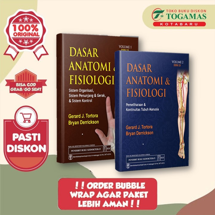Jual Egc - Dasar Anatomi & Fisiologi 01 Dan 02 Ed. 13 - Gerard J.Tortora, Bryan Derrickson ...