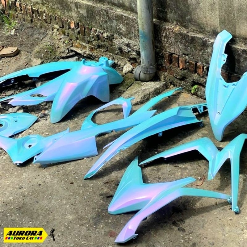 Jual Paket Cat Dasaran Biru + Lembayung Ungu Penta Super Gloss | Shopee ...