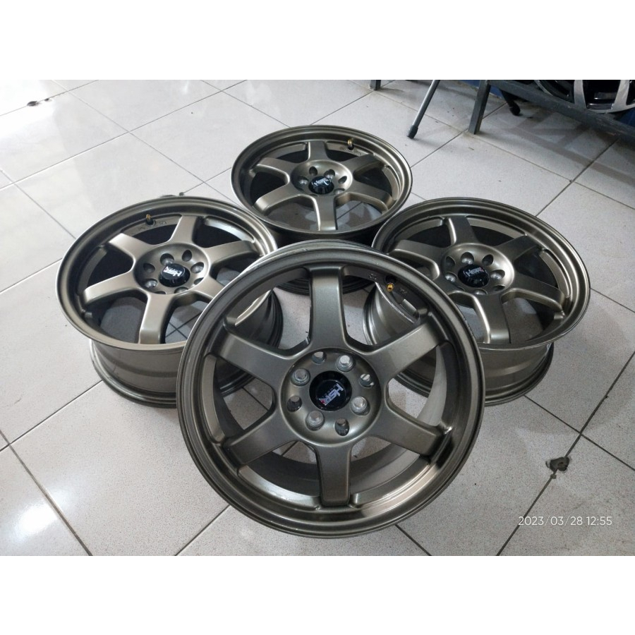 Jual Velg Mobil Bekas TE37 Ring 16 Lebar 7 Lobang Baut 4X100/114 Offset 38 Velg Hsr Wheel Tokyo ...