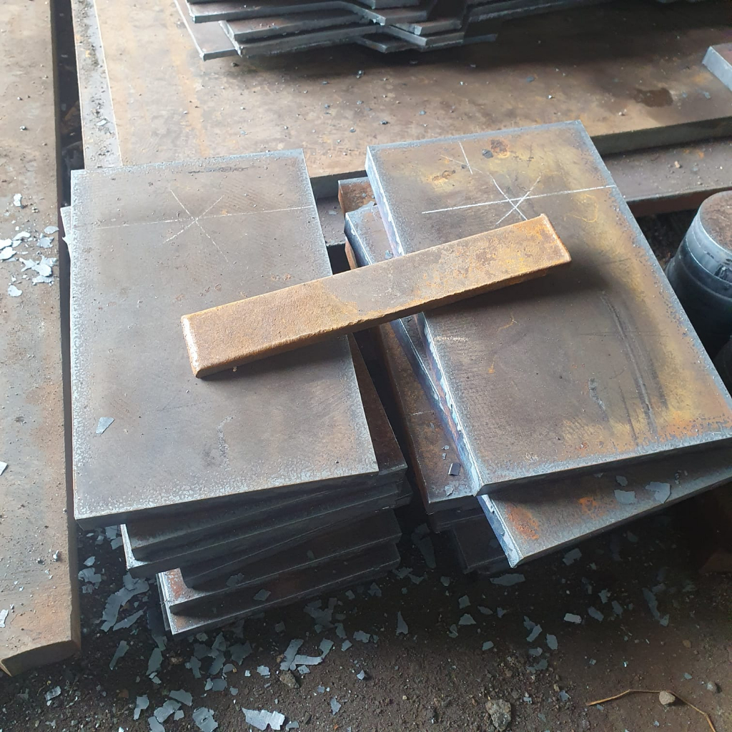 Jual 200x250 T20 lubang D25 Custom Potong Gas Cutting Plat Besi ...