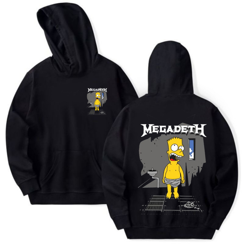 Jual JAKET HOODIE MEGADETH SIMPSONS countdown jaket hoodie Megadeth ...