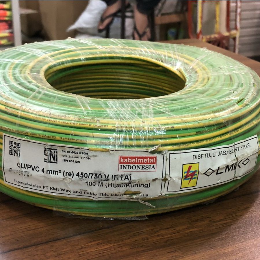 Jual Kabel Grounding Tunggal NYA 4mm METAL/KABELINDO @100 Meter NYA 1x4mm 1 x 4 mm | Shopee ...
