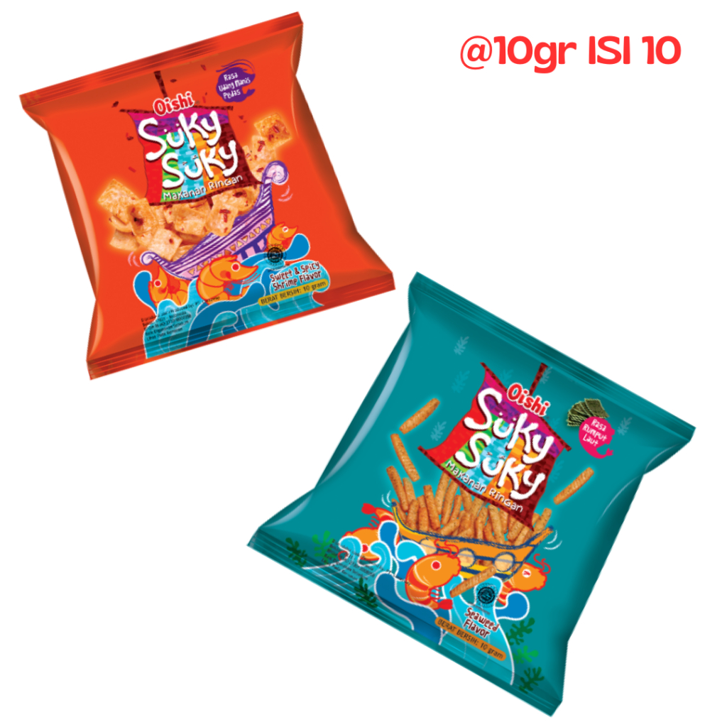 Jual OISHI SUKY SUKY @10gr renceng isi 10pcs | Shopee Indonesia