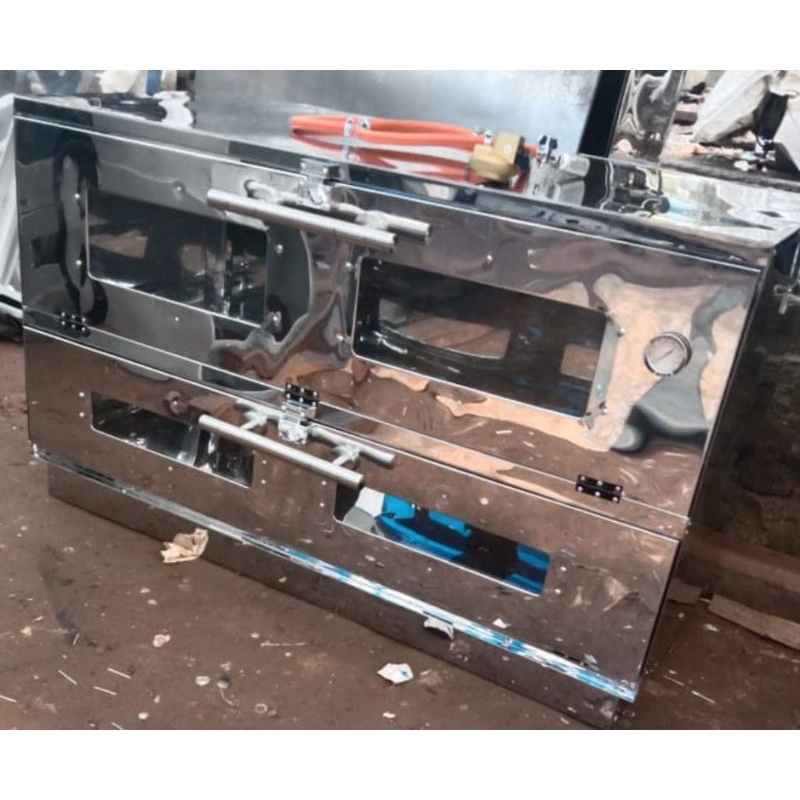 Jual OVEN GAS UKURAN 90X55X70 API ATAS BAWAH, OVEN GAS LENGKAP DENGAN ...