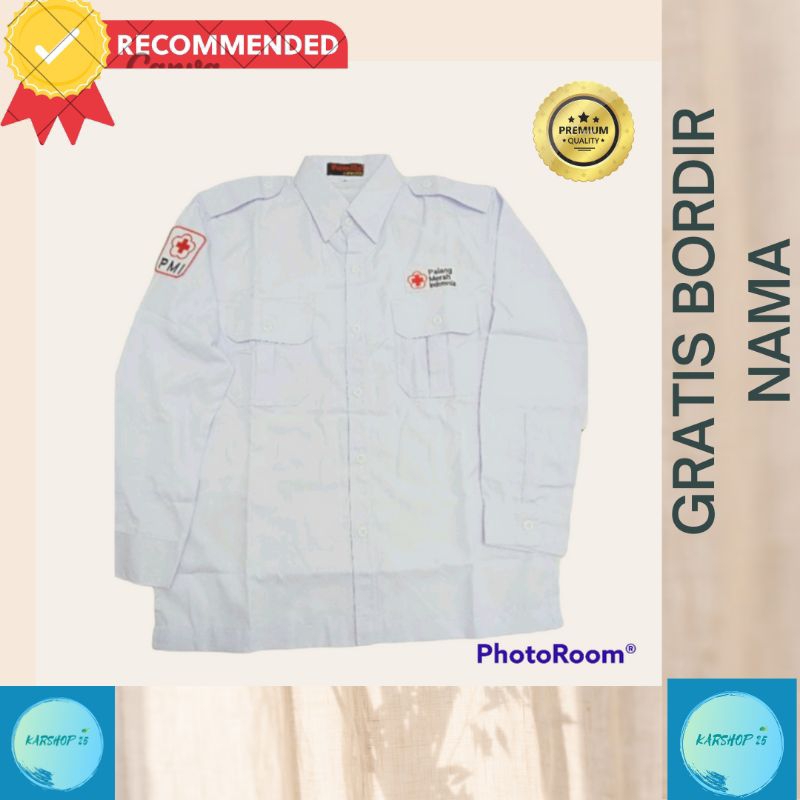 Jual PMI kemeja PMI seragam pdh pmi seragam pdl pmi baju PMI baju palang merah Indonesia ...