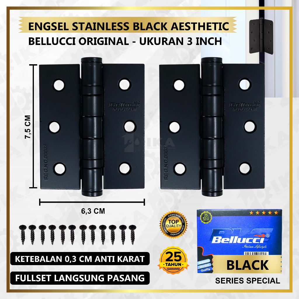 Jual Engsel 3 inc Stainless tebal/ Engsel 3 Inch Stainless Tebal ...