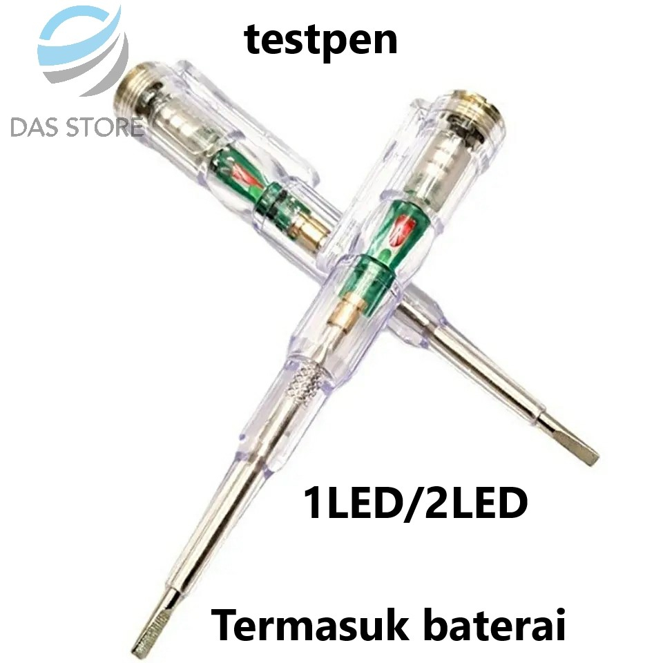 Jual Obeng Tester TesPen Obeng Tes with Indicator Dual LED | Shopee ...