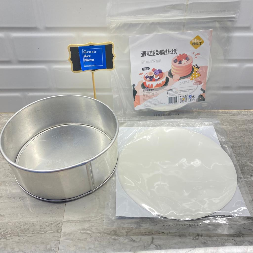 Jual KERTAS ALAS LOYANG BULAT / ALAS BAKING PAPER / ALAS ANTI LENGKET ...