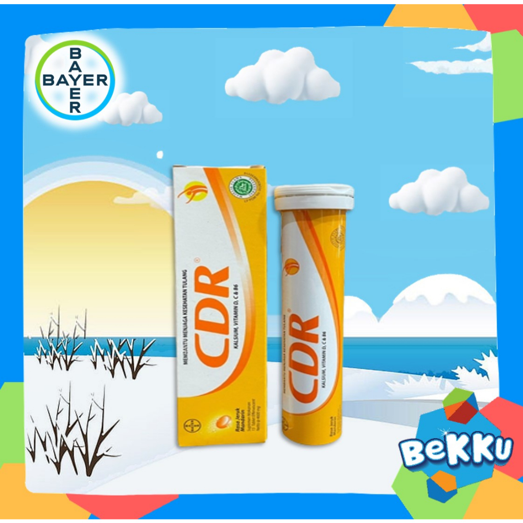 Jual CDR Calcium/D Effervescent 10 Tablet / Vitamin C / Suplemen ...