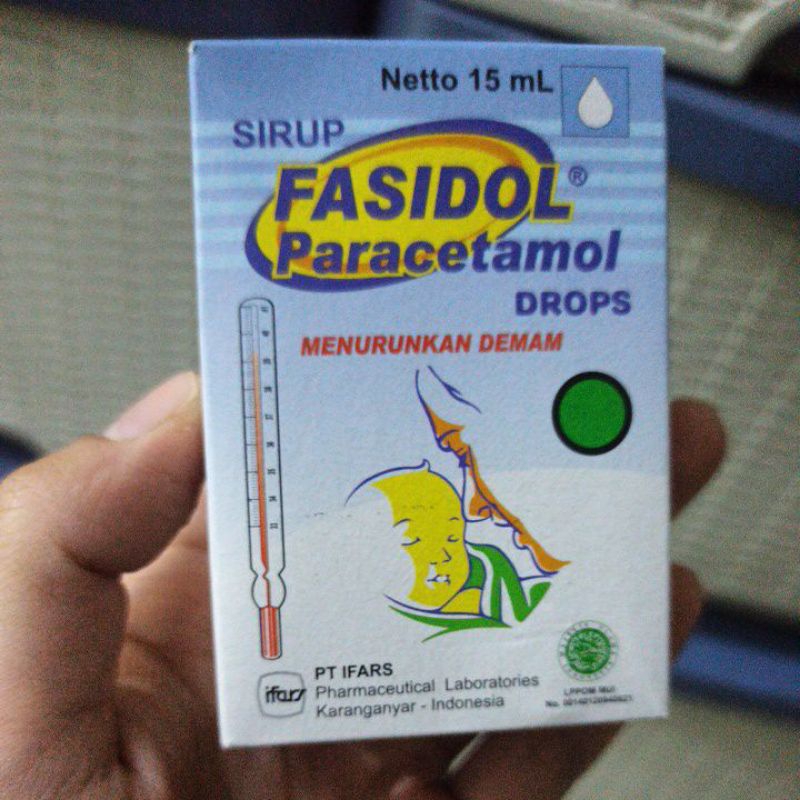 Jual Fasidol Drop Drops Paracetamol sirup penurun panas demam bayi 15ml ...