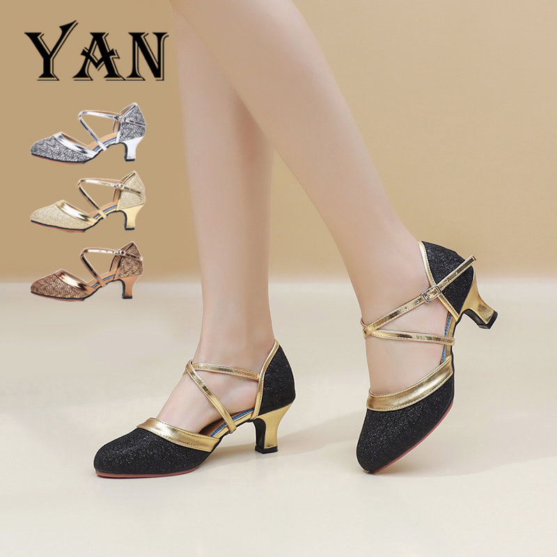 Jual YAN Sepatu Dansa Latin/ Line Dance Terbaru Sepatu Dance Wanita ...