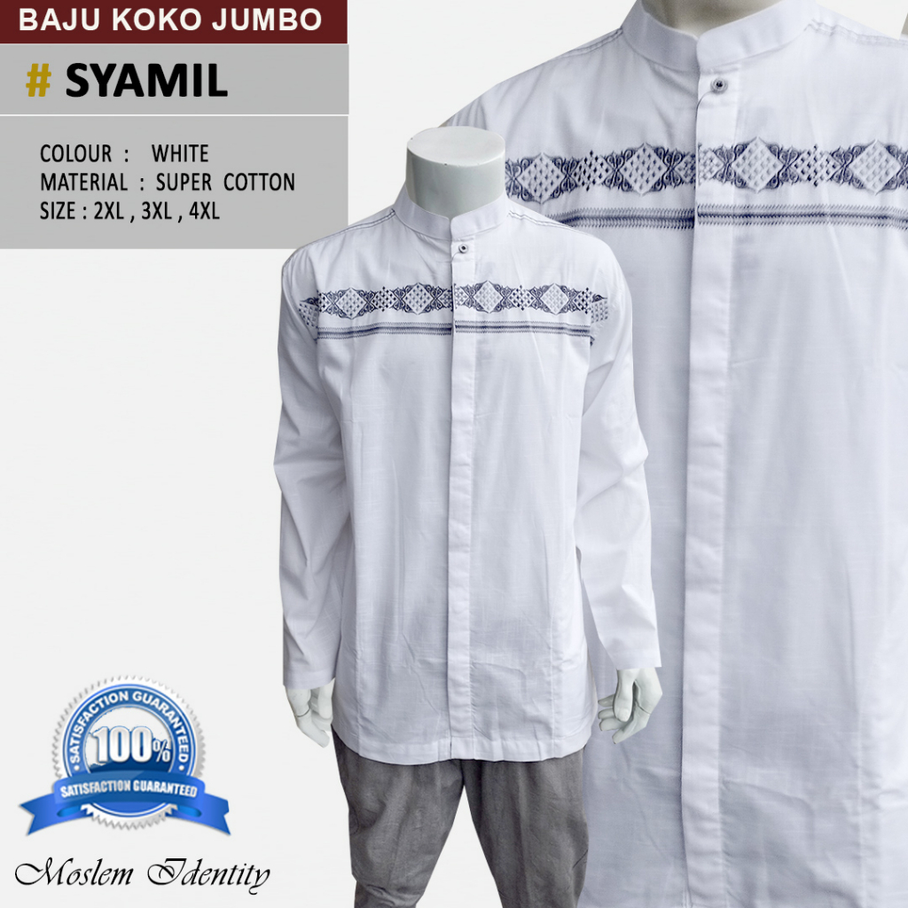 Jual Baju koko Jumbo big size Lengan Panjang | Shopee Indonesia