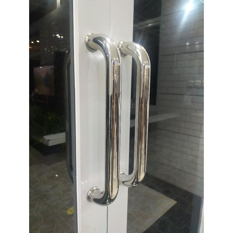 Jual Handel Pintu Stainless Pull Handle Bentuk C Pipa Bulat DCB 32X350 ...