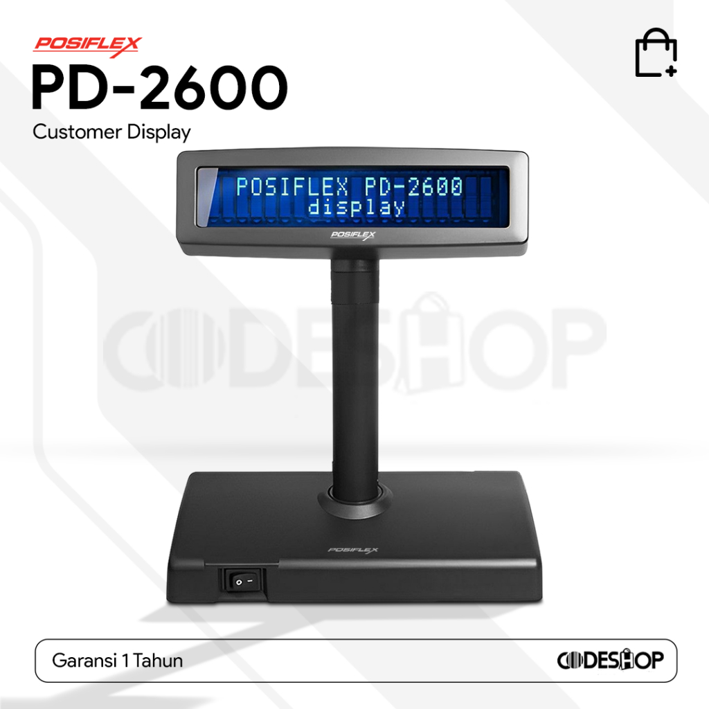 Jual Customer Pole Display Posiflex PD-2600 Layar Pelanggan Kasir ...