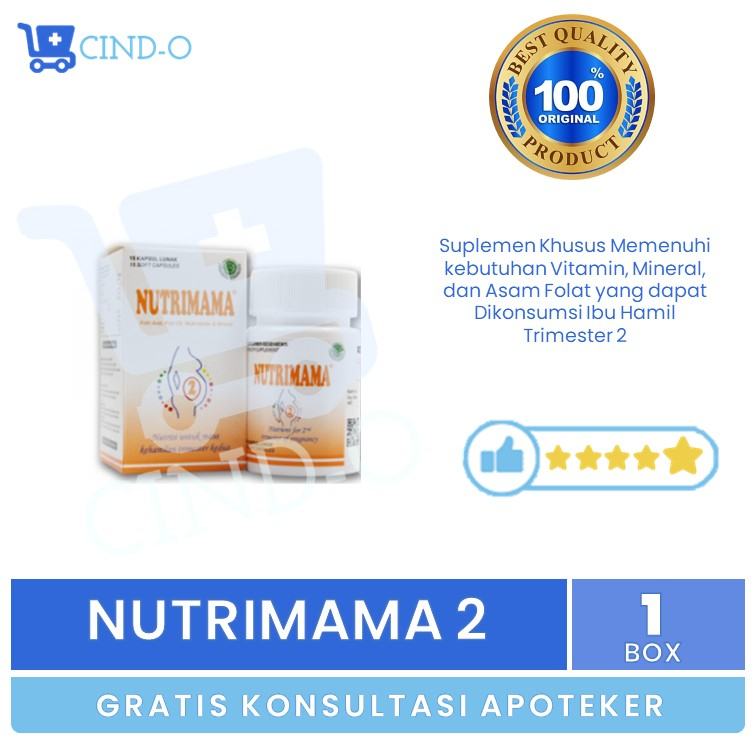 Jual Nutrimama 2 Per Botol | Suplemen Bumil, Vitamin ibu hamil trisemester 2, Multivitamin ...