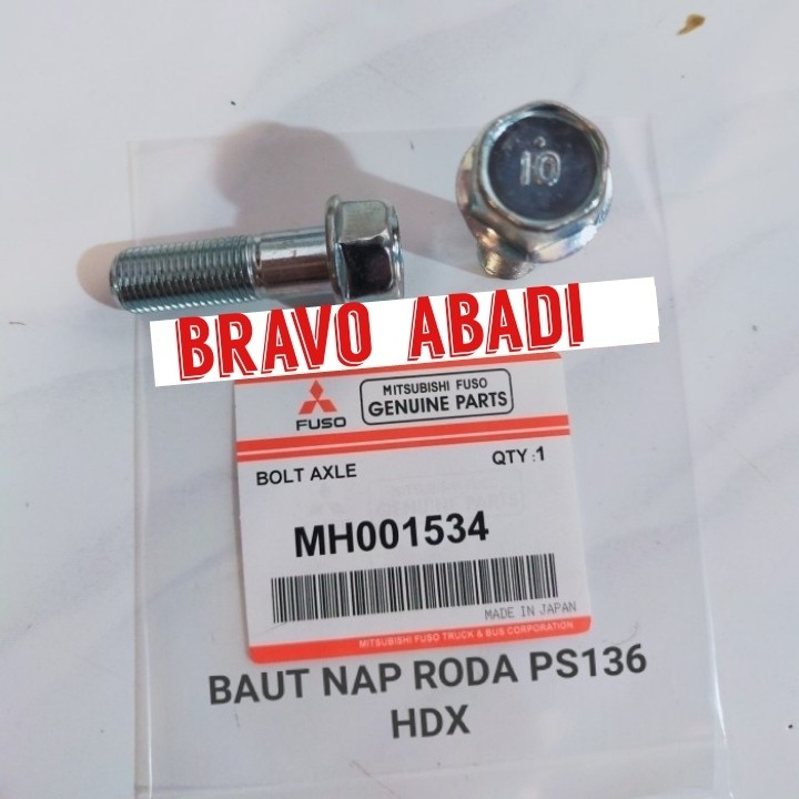 Jual 1 BIJI Baut Nap As Roda / Axle Truck Colt Diesel Canter 136PS ...