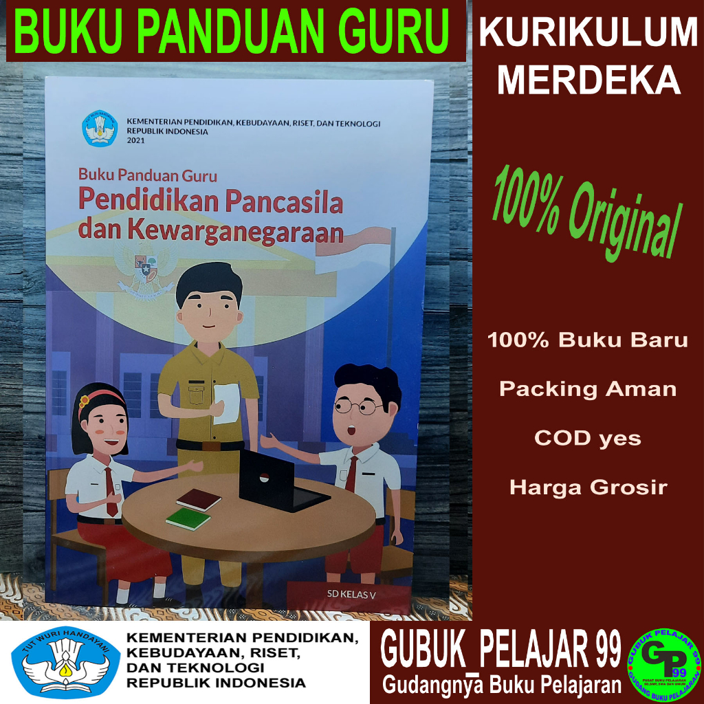 Jual Buku Panduan Guru Pendidikan Pancasila Dan Kewarganegaraan (PPKN) Untuk SD/MI Kelas 5 ...