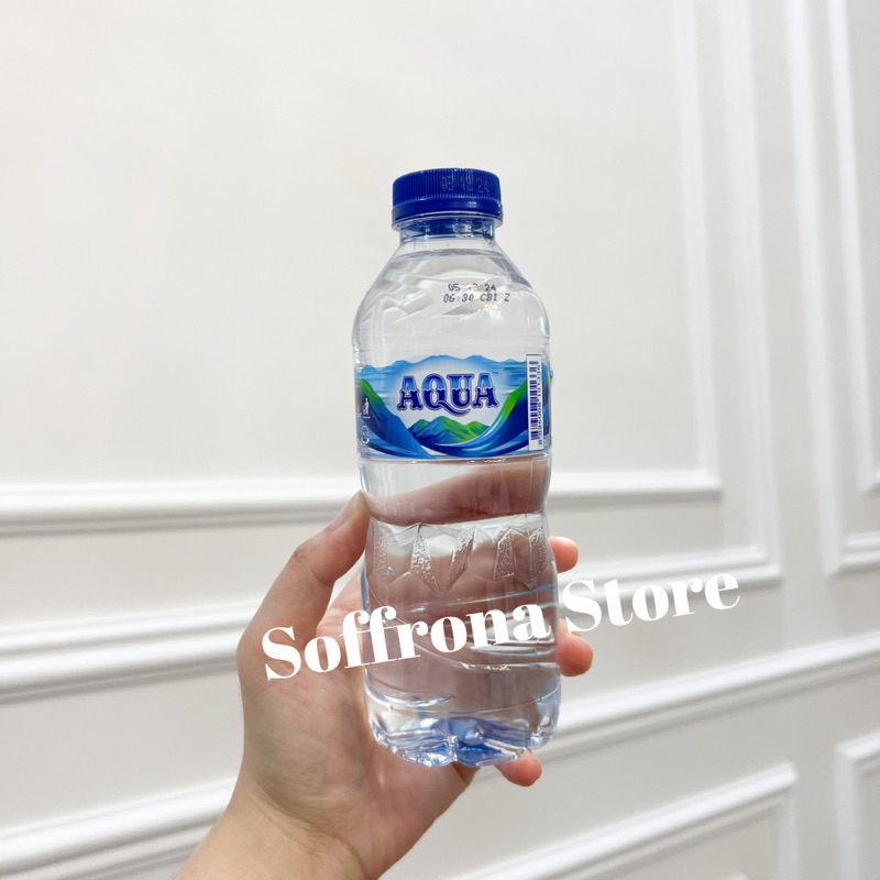 Jual aqua mineral water 330 ml ready stock makassar | Shopee Indonesia