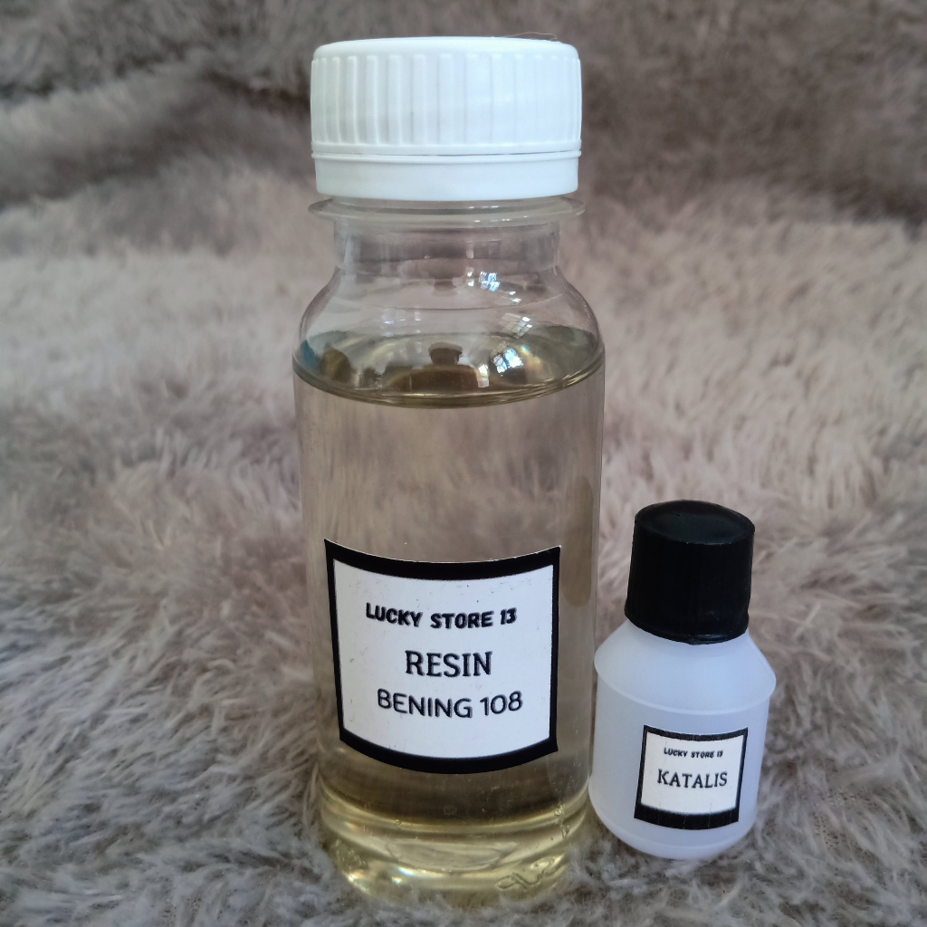 Jual RESIN BENING 108 100 gram + Katalis Kerajinan Resine Recin Recine ...