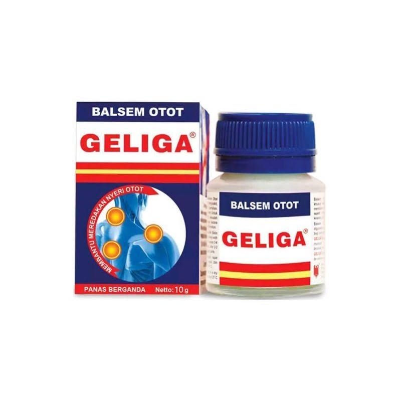 Jual Balsem Otot Geliga 10g - 20g [ Meredakan Nyeri Otot ] | Shopee ...