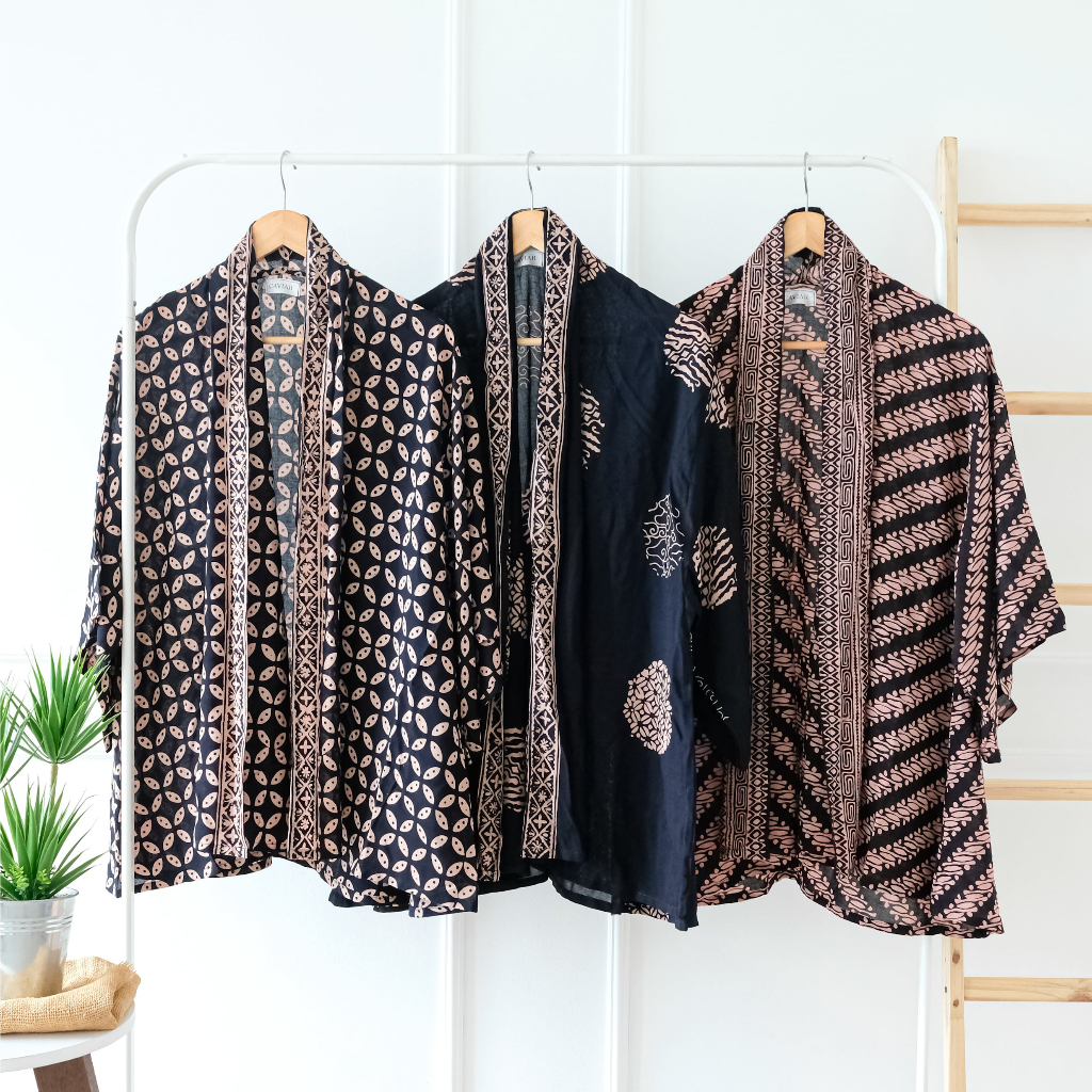 Jual OUTER KIMONO JUMBO OUTER BATIK BIG SIZE ATASAN WANITA OUTER PLUS SIZE BLOUSE ATASAN BATIK ...