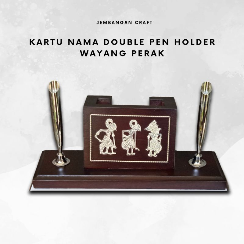 Jual Souvenir Tempat Kartu Nama dan Tempat Ballpaint Pen Holder Double ...