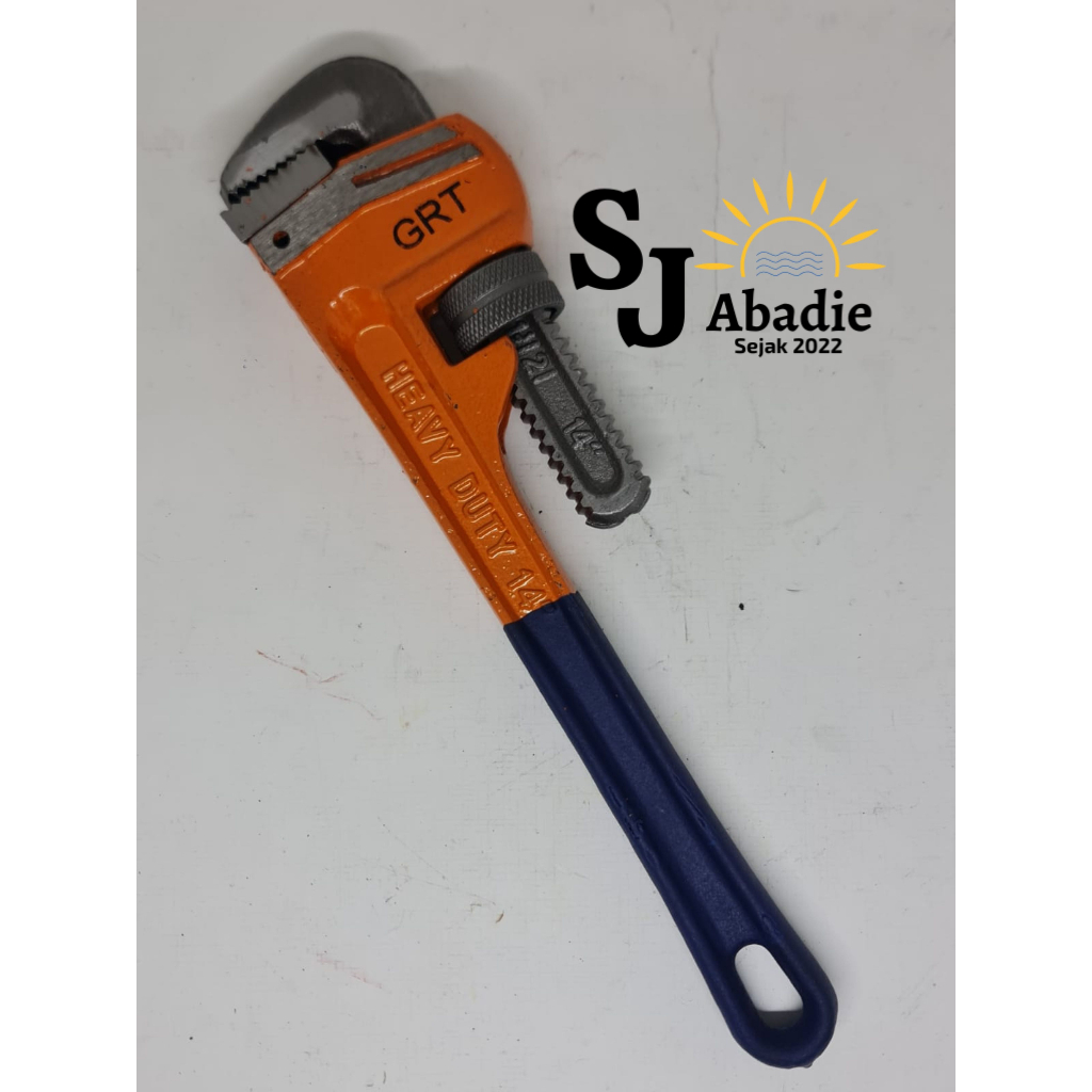Jual (1 PC) GRT Kunci Pipa Ledeng Pipe Wrench Heavy Duty 10 12 14 18 24 ...