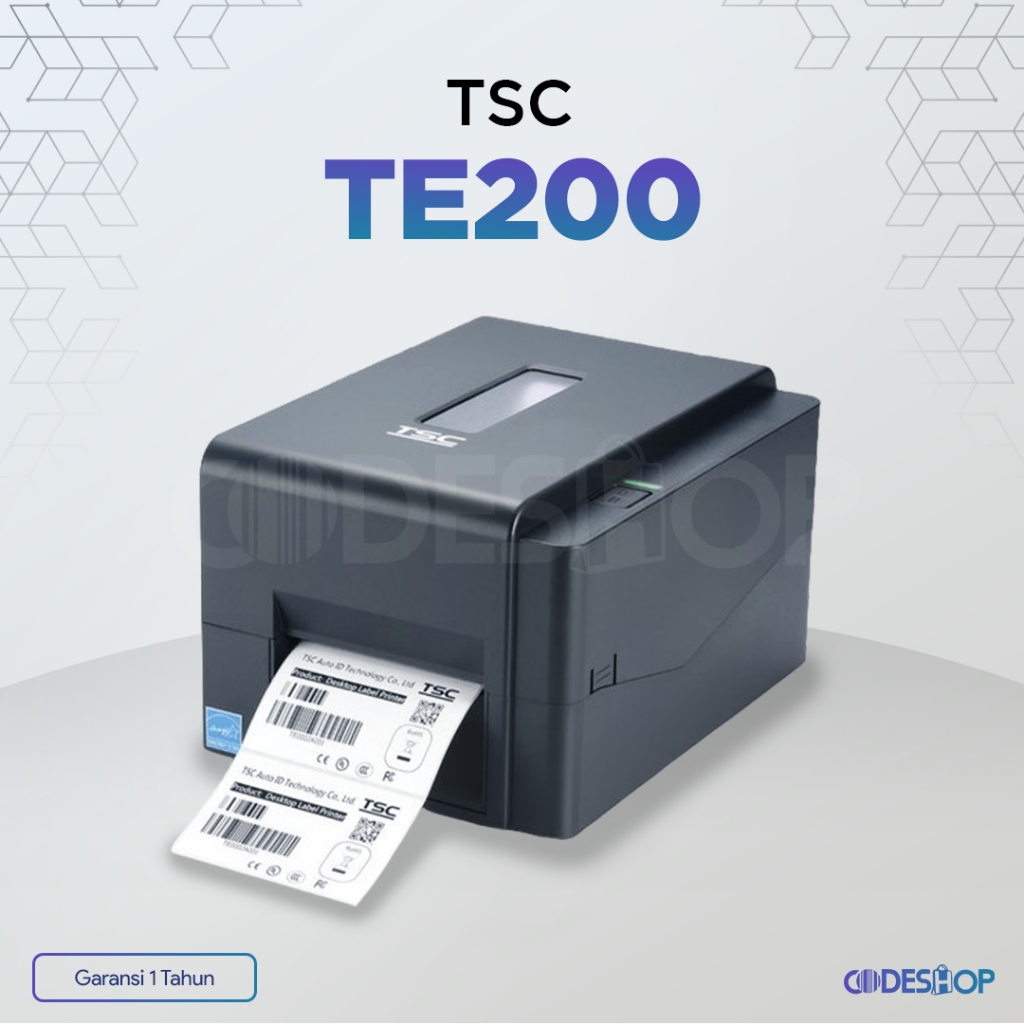 Jual TSC TE200 Printer Cetak Label Resi Marketplace (203 DPI) | Shopee ...