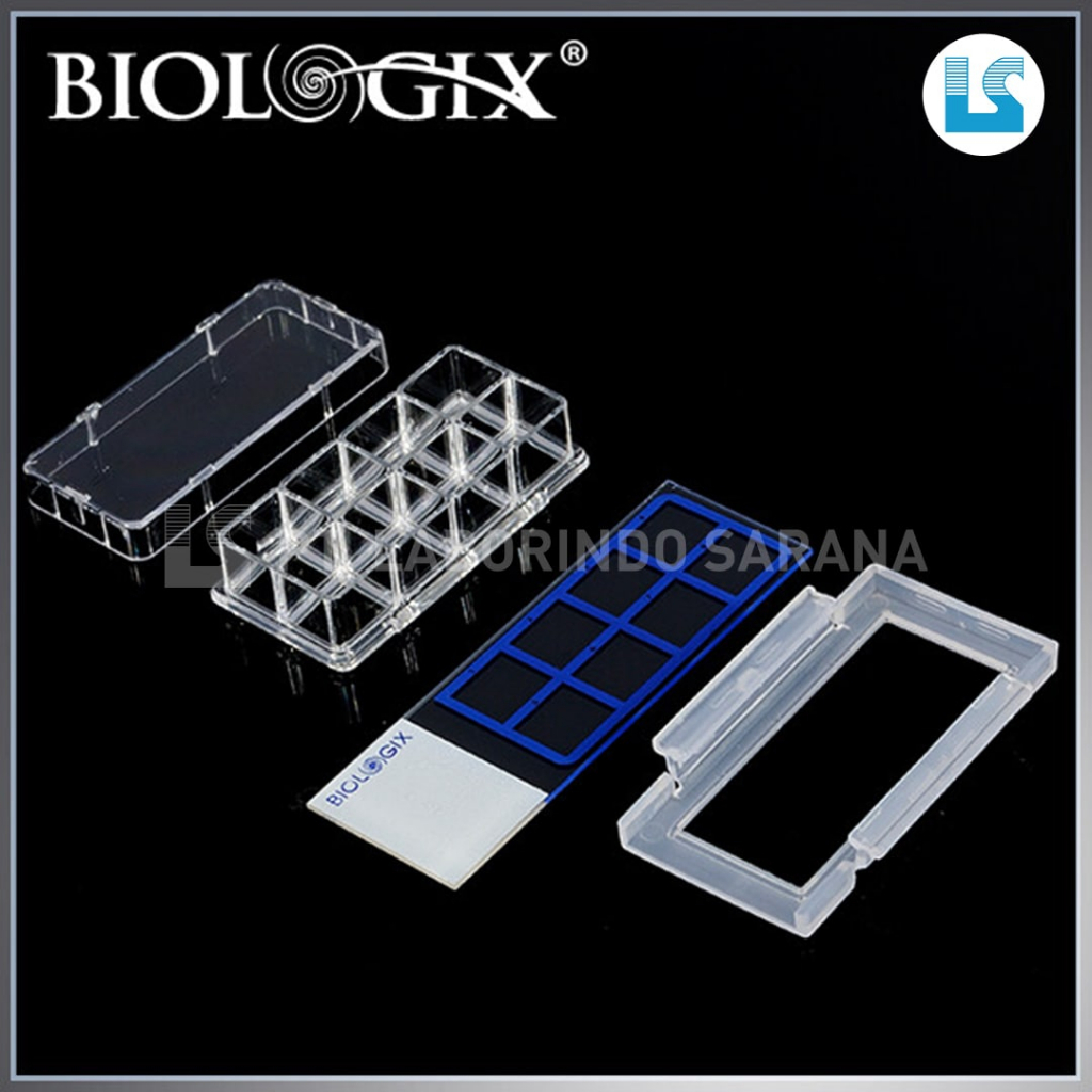 Jual Cell Culture Slides 8 Well Sterile Biologix 6 Pieces | Shopee ...