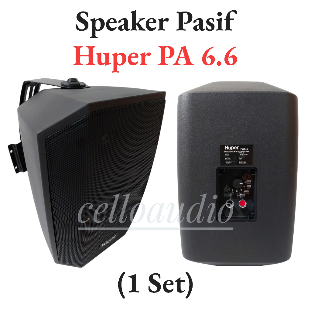 Jual Speaker Pasif 6,5 Inch Huper PA 6.6 Wall Speaker 6,5" Dinding Gantung | Shopee Indonesia
