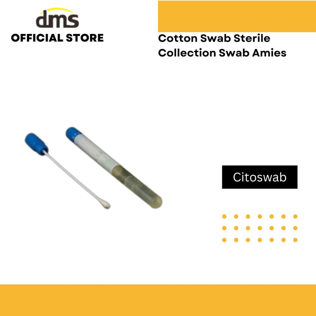 Jual Cotton Swab Sterile Collection Swab Amies Citoswab | Shopee Indonesia
